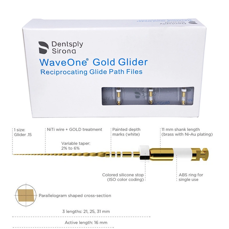 Dental Waveone Gold Glider 25mm ENDODONTIC RECIPROCATING Glide Path ...