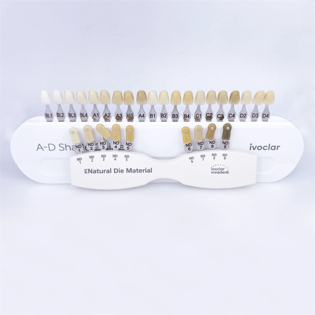 Ivoclar Vivadent Dental Shade Guide A-D 20 IPS & Natural Die ND1-9 ...