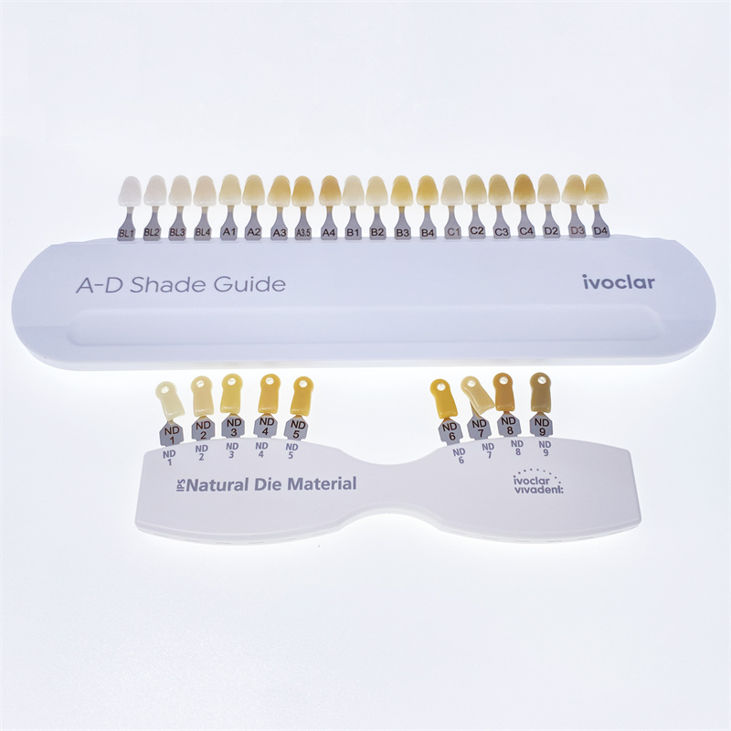 Ivoclar Vivadent Dental Shade Guide A-D 20 IPS & Natural Die ND1-9 ...