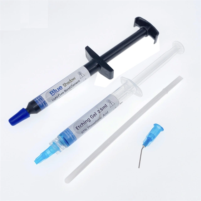 Fresh Dental Orthodontic Adhesive Light Cure Band Cement Blue Glue ...