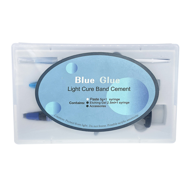 Fresh Dental Orthodontic Adhesive Light Cure Band Cement Blue Glue ...