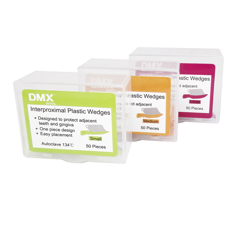 50Pcs/Box Dental Fender Interproximal Guard With Metal Small Wedges ...