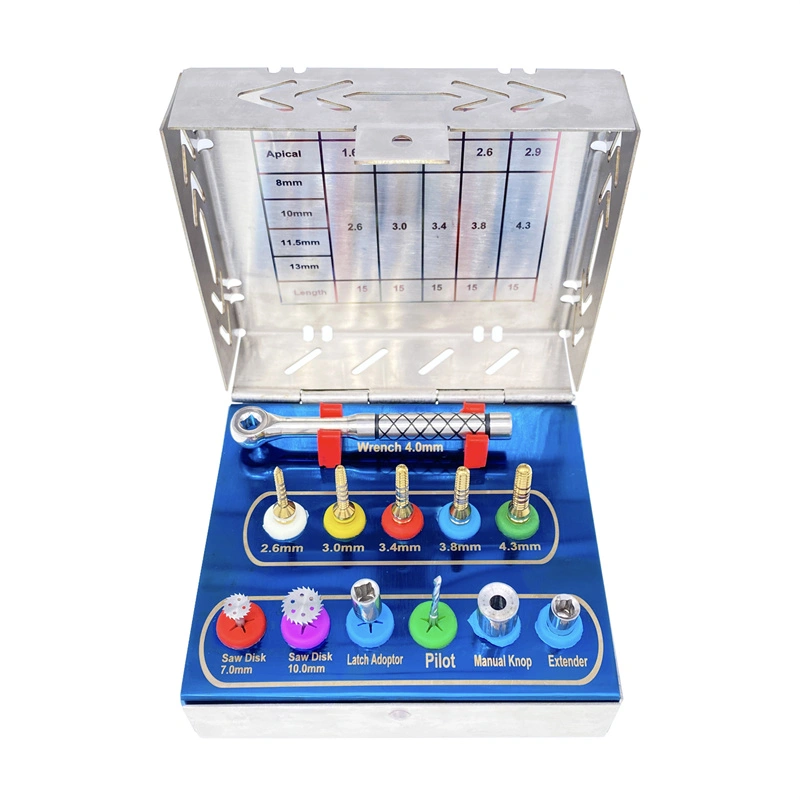 Dental Bone Expander Kit Sinus Lift With Saw Disks Implant Instruments