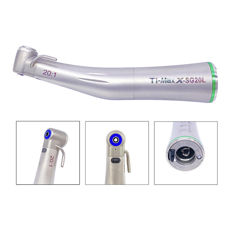 Dental Implant Contra Angle 20:1 LED Fiber Optic Handpiece Surgical X ...