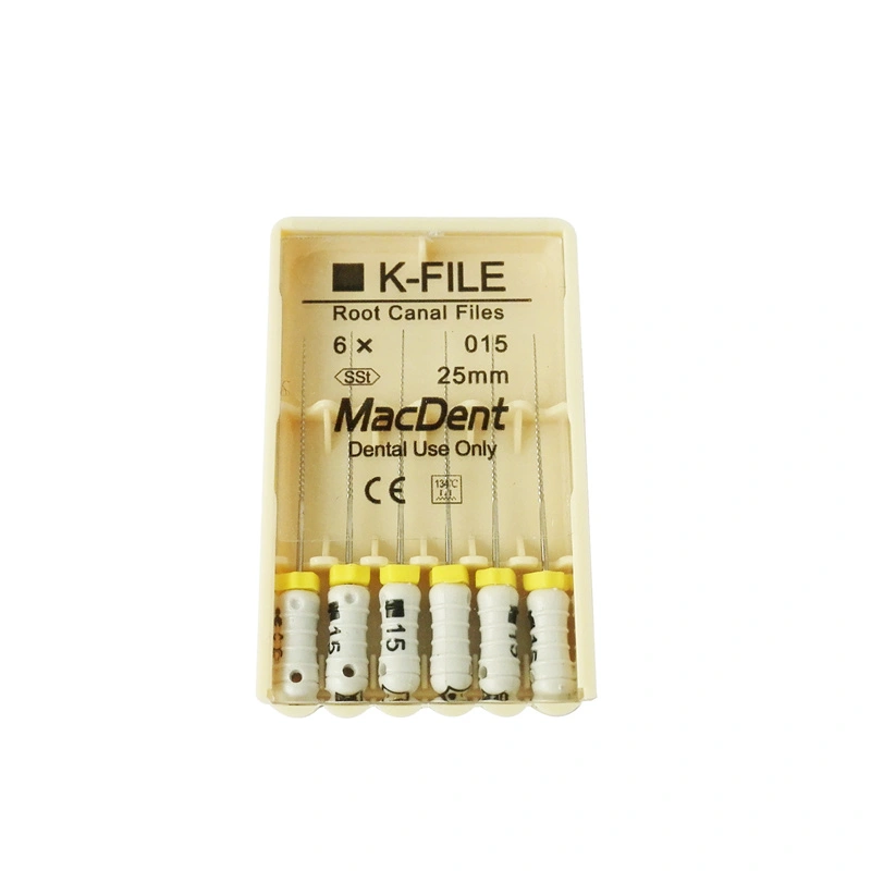 MacDent Yellow Dental Endo Endodontics Hand Use Root Canal K-File ...