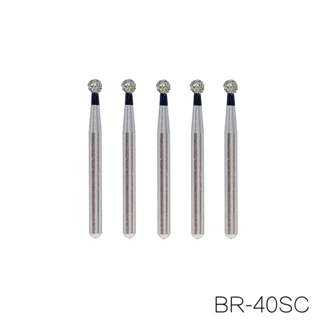 DMXDENT Diamond BR-40SC Burs BR Ball Round Dental FG 1.6mm Bur For High ...