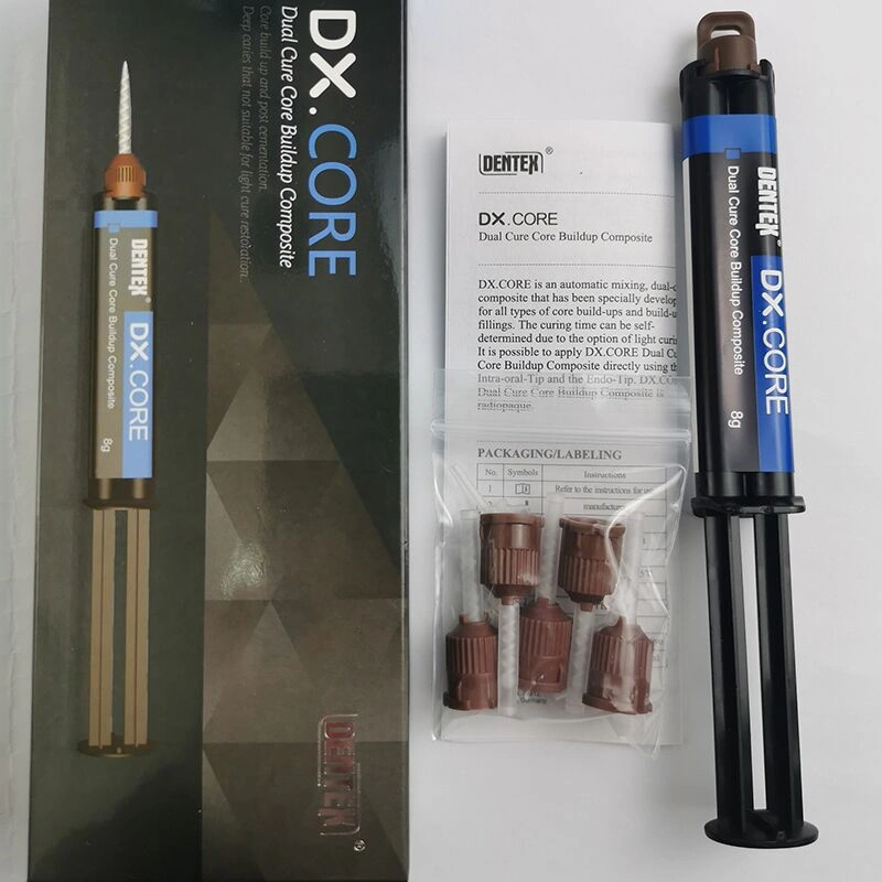 DENTEX Dental A2 Dual Cure Core Build Up Composite Resin Light & Self Cured