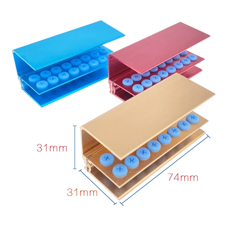 16 Holes with Silicon Dental High Speed FG RA Burs Block Holders ...