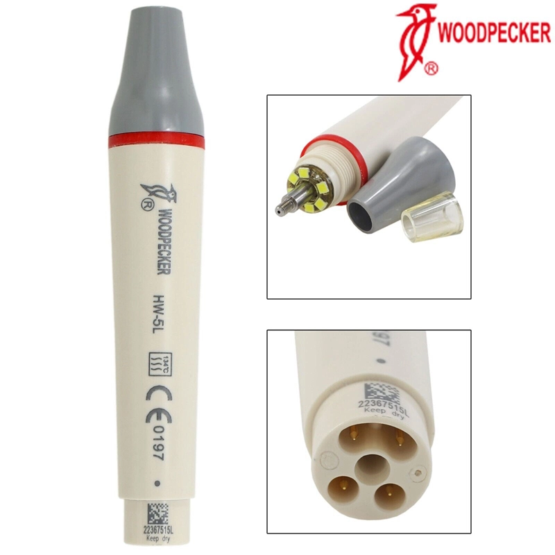 Woodpecker DTE Dental Ultrasonic Piezo Scaler Handpiece Tips HW-5L/HW ...