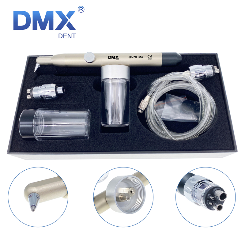 DMXDENT JP-70 Dental Aluminum Oxide Microblaster Air Abrasion Sandblaster 4 Hole