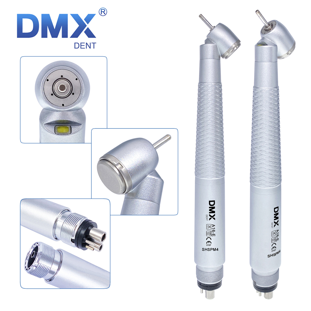 DMXDENT A16-E Dental 45 Degree LED E-Generator Surgical Air Turbine ...
