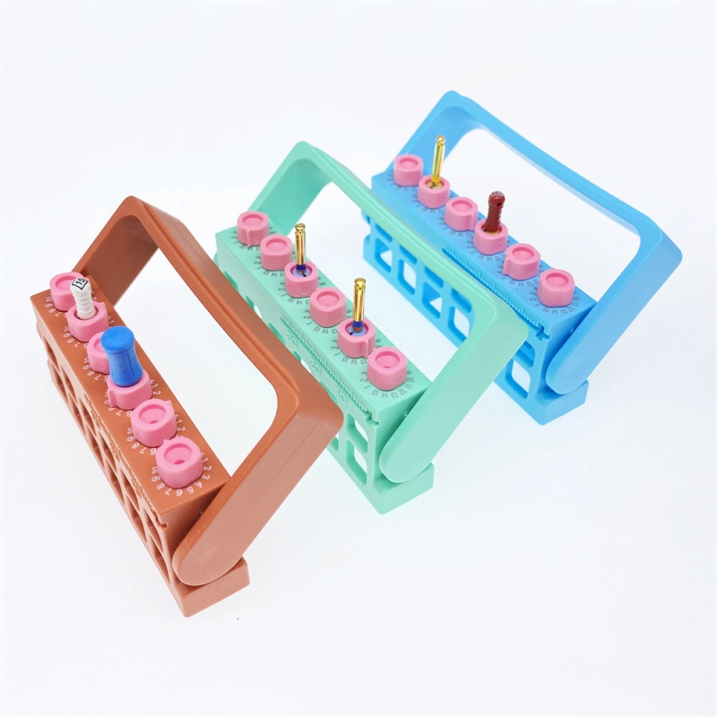 Dental 6/10/20 Hole Bur Endo Files Reamers Block Memory Holder Stand ...
