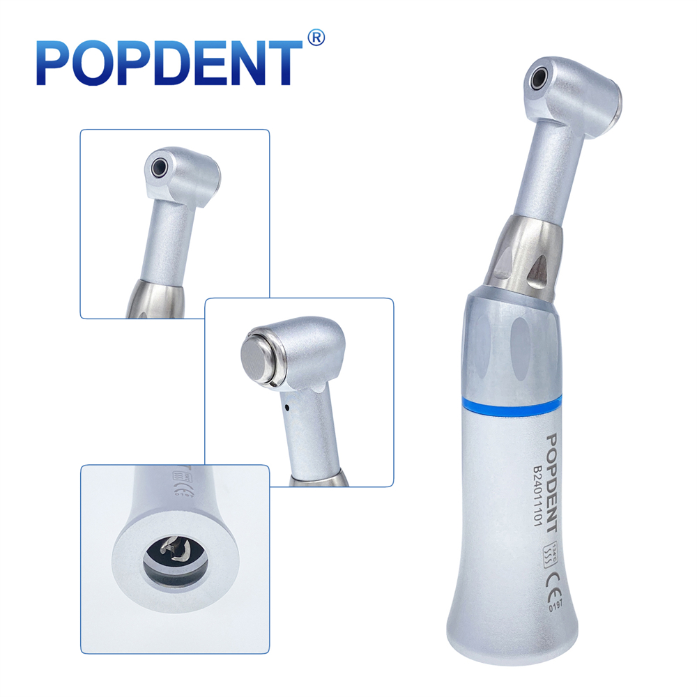 POPDENT Dental Low Speed Contra Angle Handpiece Push Button NSK Style E ...