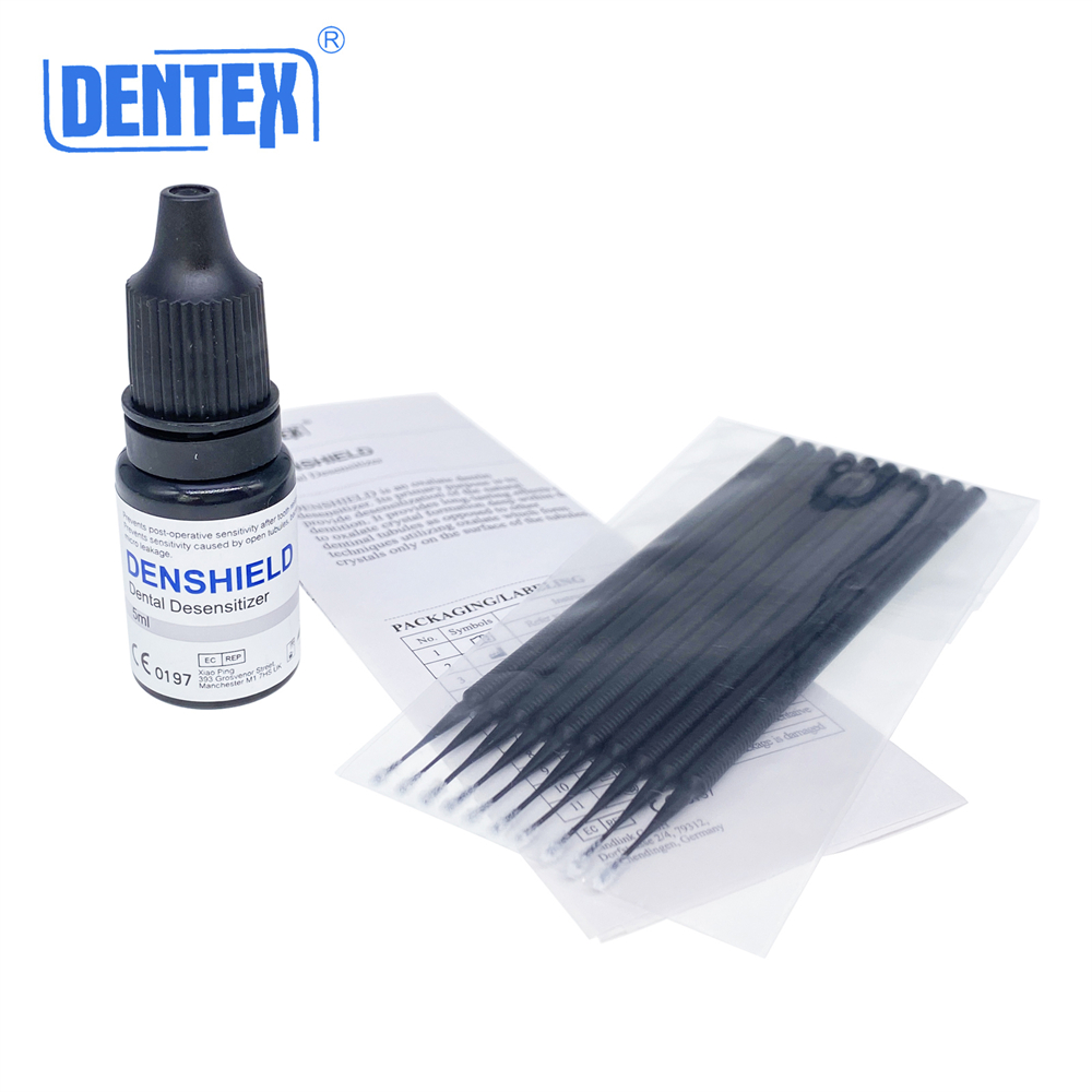 DENTEX DENSHIELD Dental Tooth Dentin Desensitizer Desensitizing Gel 5ml/Bottle