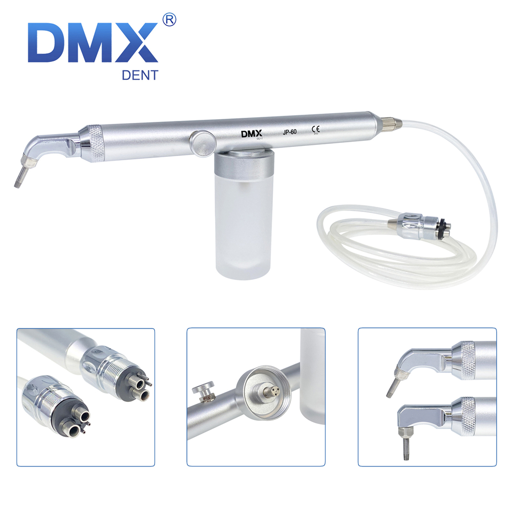 DMXDENT JP-60 M4 Dental Alumina Air Polisher Abrasion Sandblasting Gun 4 Holes