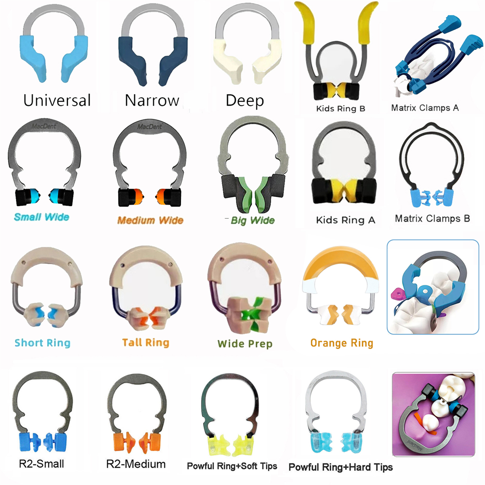 Dental Matrix Bands Ring Sectional Matrice Clamp Fit Garrison Palodent ...