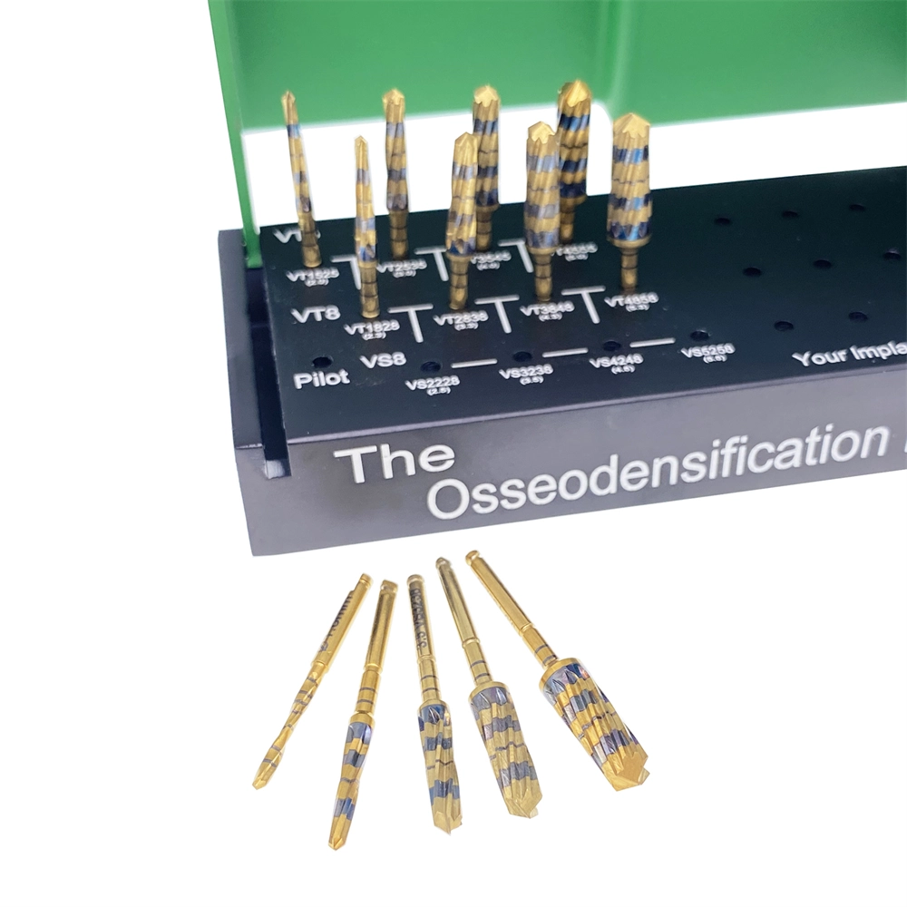 Osseodensification Dental Implant Drills Kit Tools Green Color,Implant ...