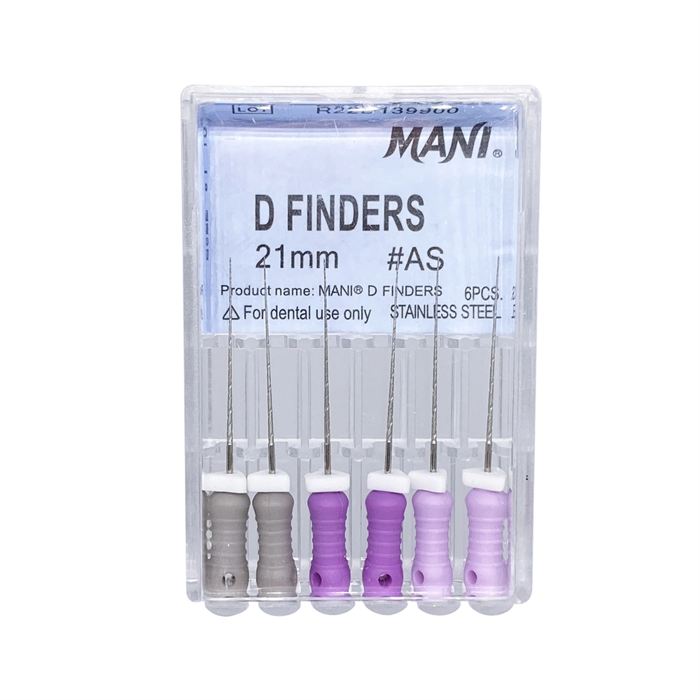 Mani D FINDERS Dental Endodontic Hand Use Files For Calcified Canals 21 ...