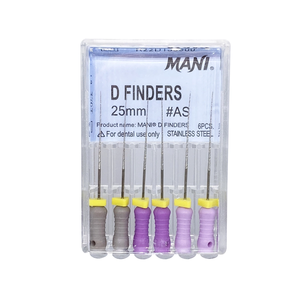 Mani D FINDERS Dental Endodontic Hand Use Files For Calcified Canals 21 ...