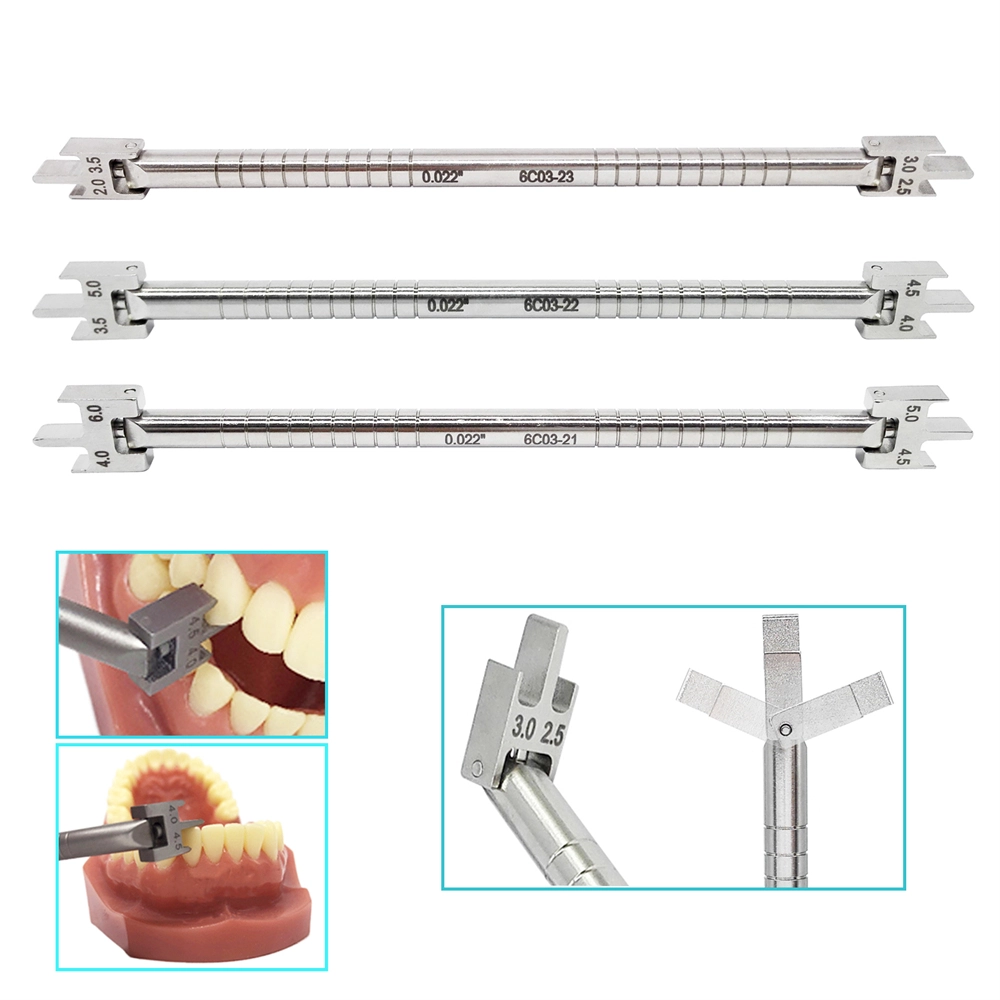 Dental Bracket Positioning Movable Head Height Gauge Orthodontic ...