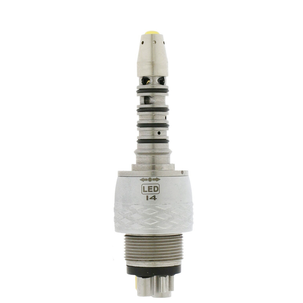 Dental 6 Holes LED Quick Coupler Coupling fit Sirona Fiber Optic Handpiece