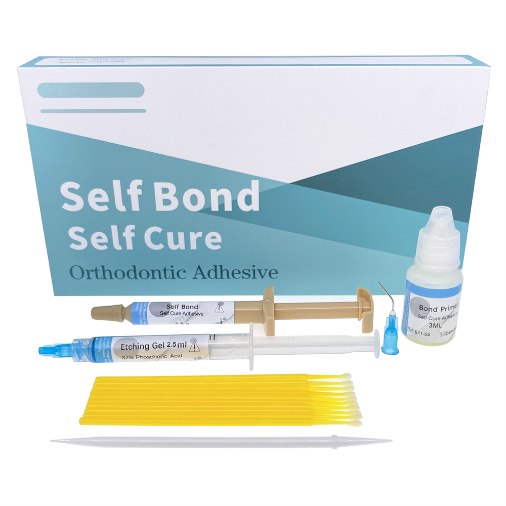 Dental Self Bond Self Cure Orthodontic Adhesive Kit Bonding Primer Etch Gel