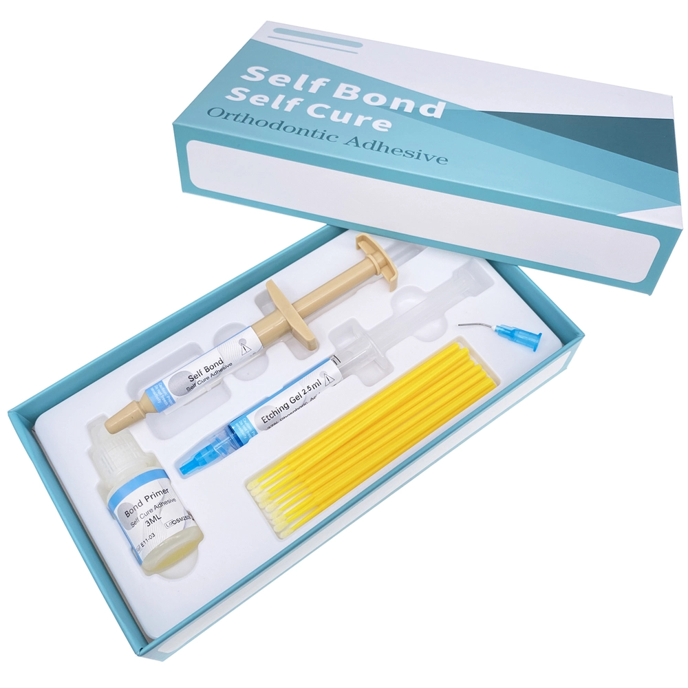 Dental Self Bond Self Cure Orthodontic Adhesive Kit Bonding Primer Etch Gel