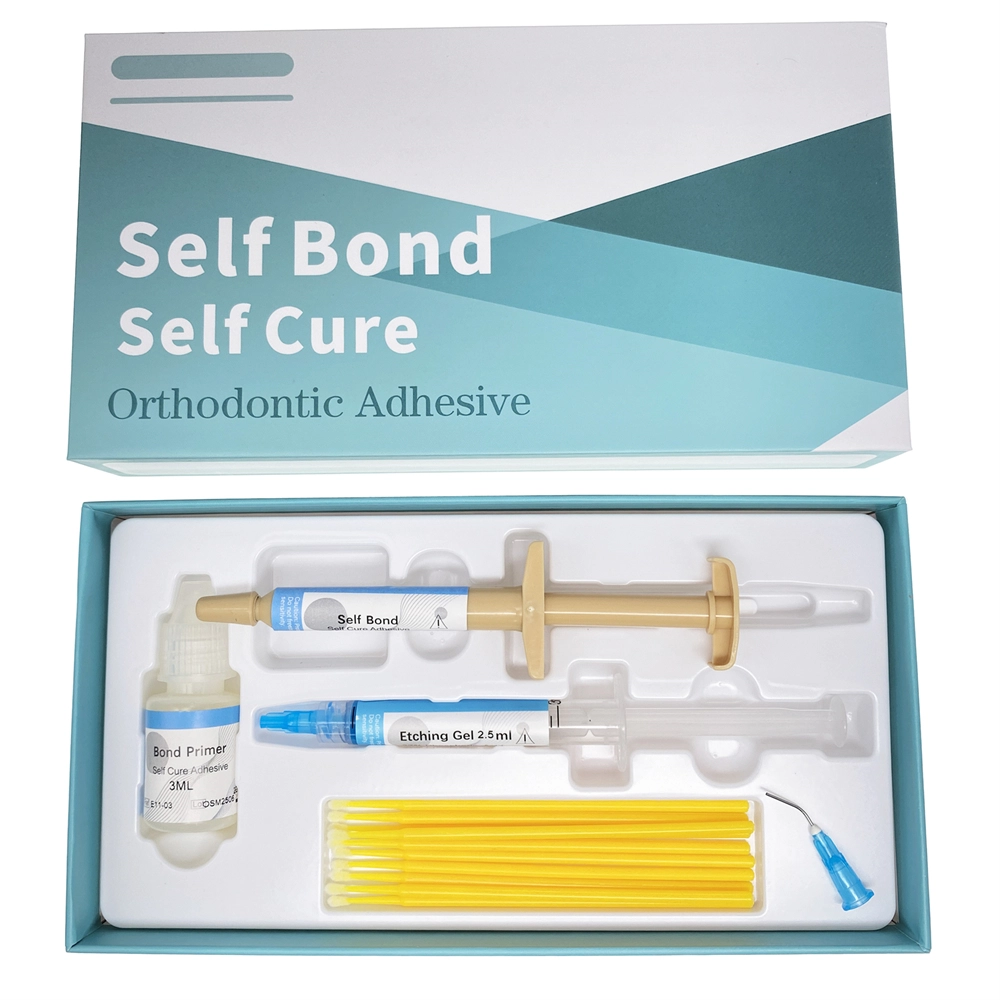 Dental Self Bond Self Cure Orthodontic Adhesive Kit Bonding Primer Etch Gel