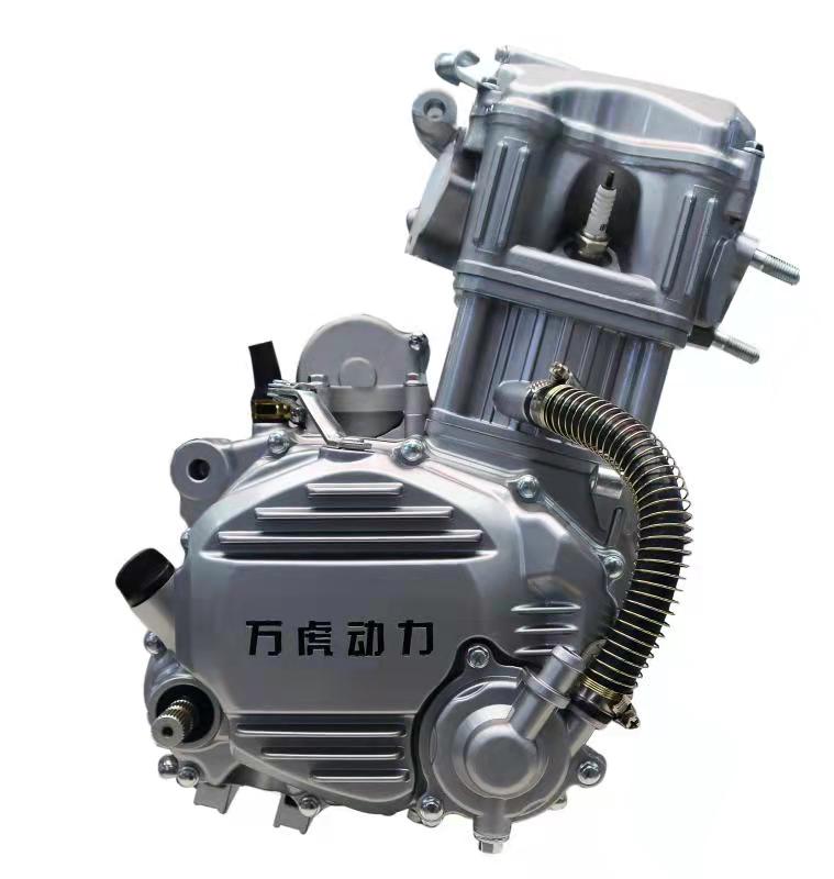 200cc water-cooled, single-cylinder four-stroke engine