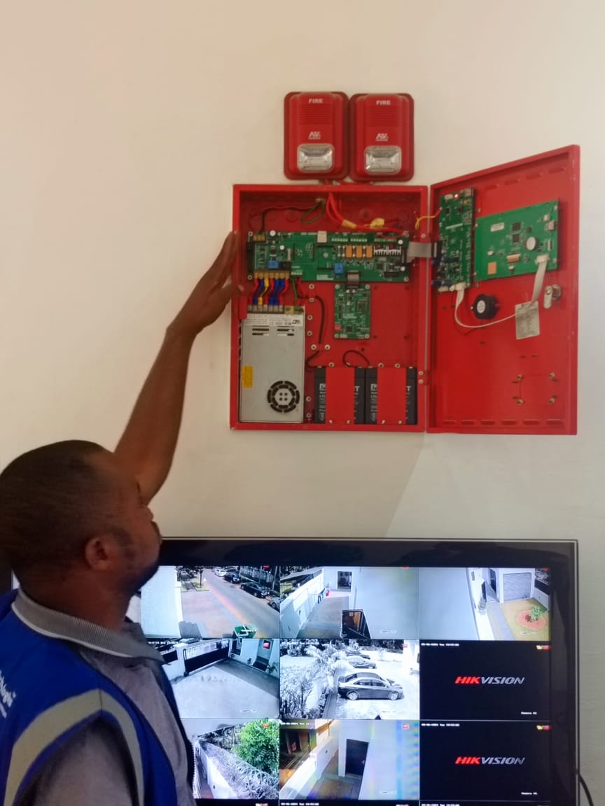 Nigeria Silver Green Hotel Addressable Fire Alarm System Project