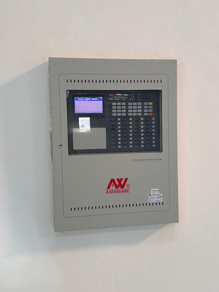 Mongolia Minister tower Asenware LPCB Approved Addressable Fire Alarm Control System Project