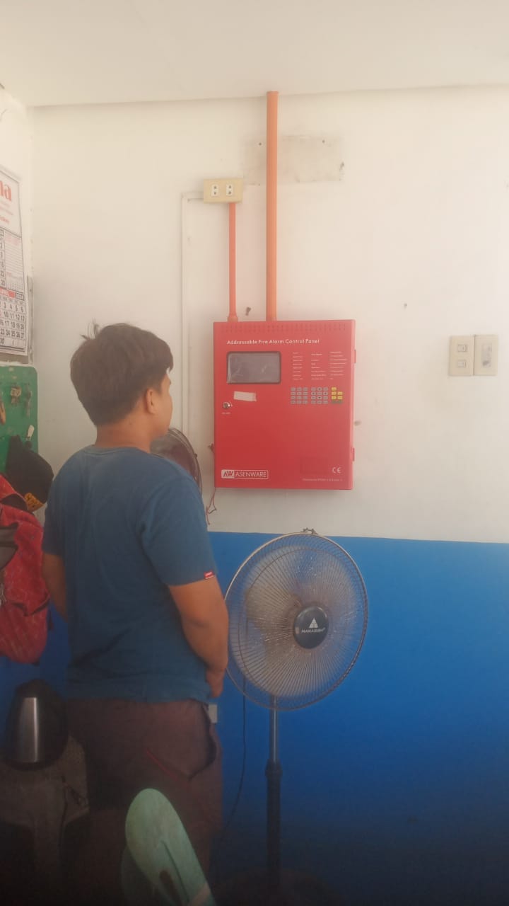 Philipines Balagtas Bulacan Asenware Fp200 Addressable Fire Alarm System Project Asia Country