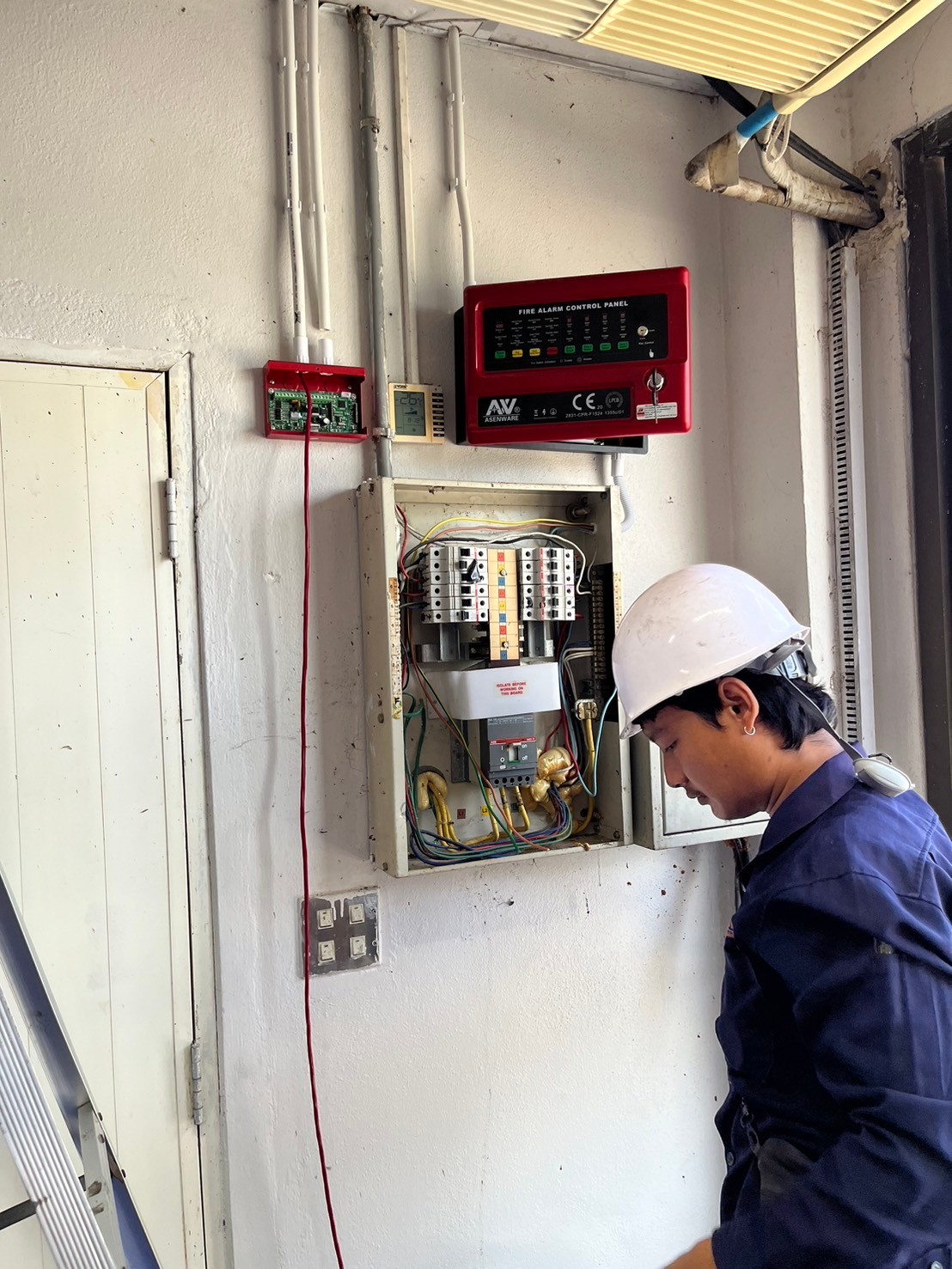 Asenware conventional fire alarm wireless system for National Power ...