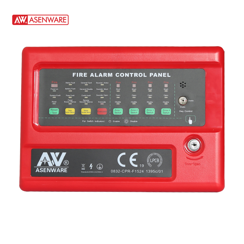 Wireless Conventional Panel 4 zone,Wireless Fire Alarm System