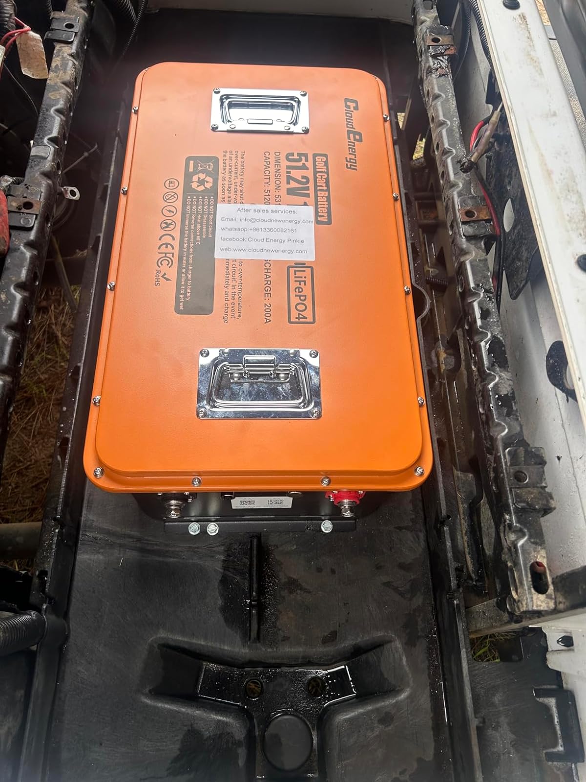 Transforming a 2019 Yamaha Drive2 with CloudEnergy's 48V 100Ah Lithium ...