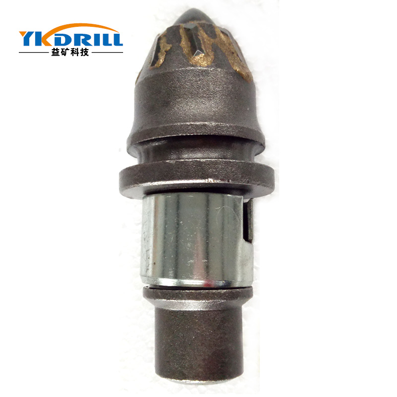 auger bullet trencher drill bit teeth and holder for concrete drilling