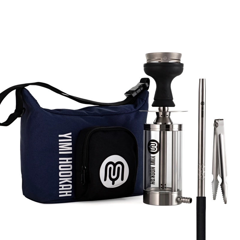 Yimi Hookah V2A Stainless Steel Shisha Complete Set Portable Traveling ...