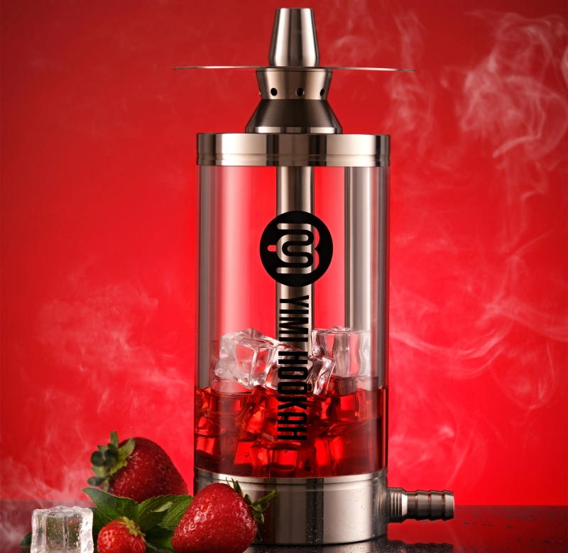 Mini Portable Travel Hookah - Nix Silver Basic Package