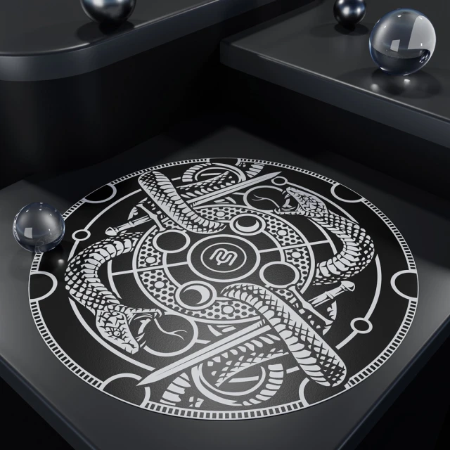 Yimi Hookah Silicone Hookah Mat Shisha Protect Mat Diameter 30cm