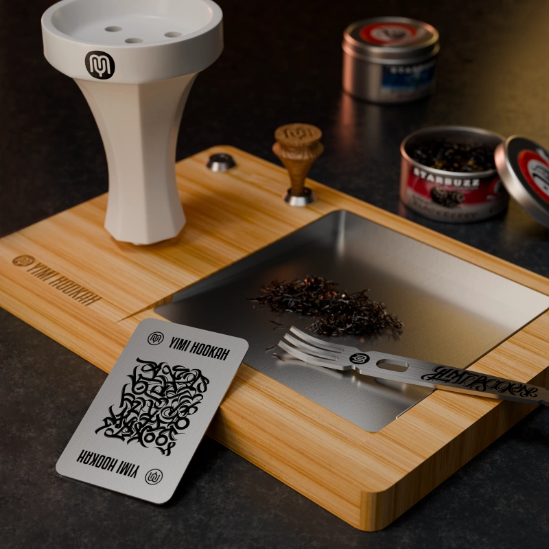 Yimi Hookah Wood Shisha Board Hookah Flavor Plate