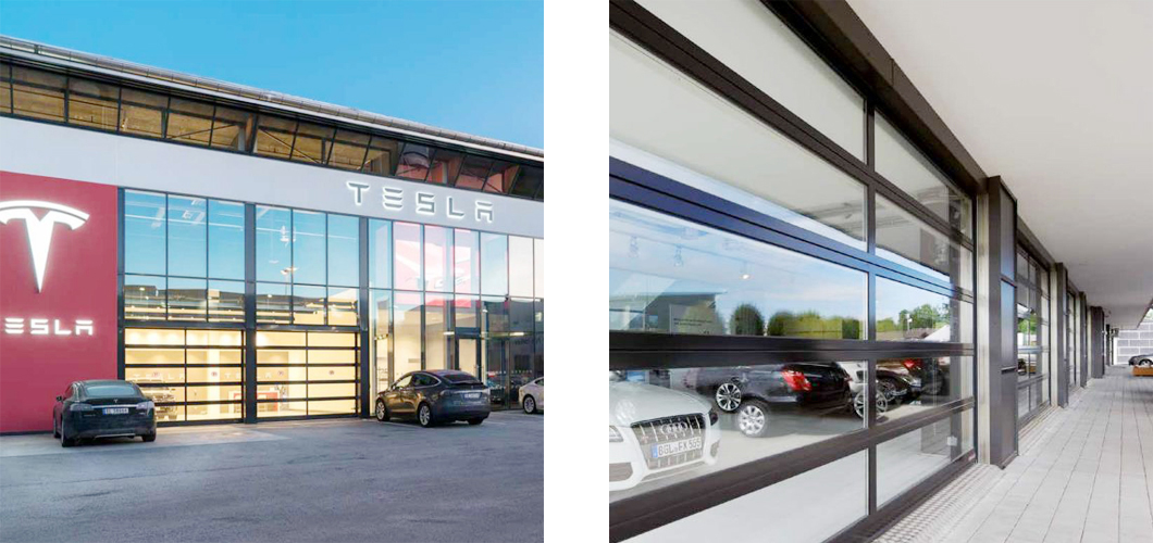 Full vision glass sectional garage door,Glass Garage Door