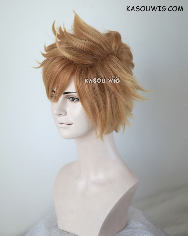 Kingdom Hearts Roxas / Ventus blonde ombre spiky cosplay wig