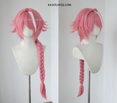 Fate Apocrypha Astolfo 85cm long braid pink cosplay wig
