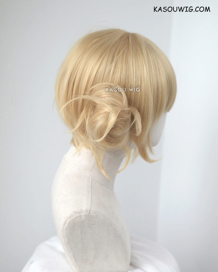 My Hero Academia Himiko Toga bun set blonde cosplay wig
