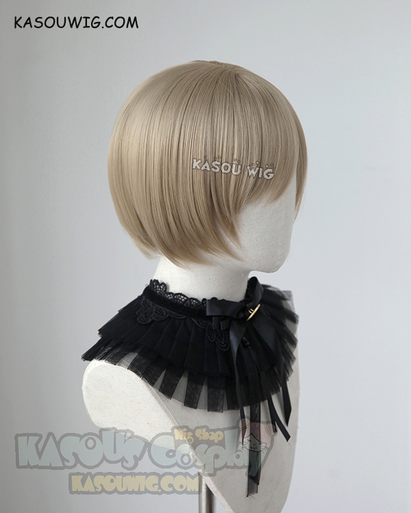 Overwatch D.va Black Cat clip-on pigtails cosplay wig