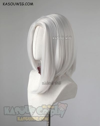 Overwatch Overwatch Tracer deep brown side parted spiky cosplay wig . KA030