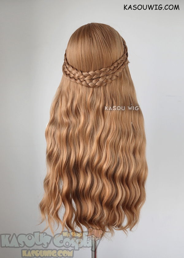 Frozen2 Princess Anna pre-styled 73cm long wavy cosplay wig