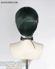 My Hero Academia MHA Mirai Sasaki Nighteye deep green cosplay wig with ...