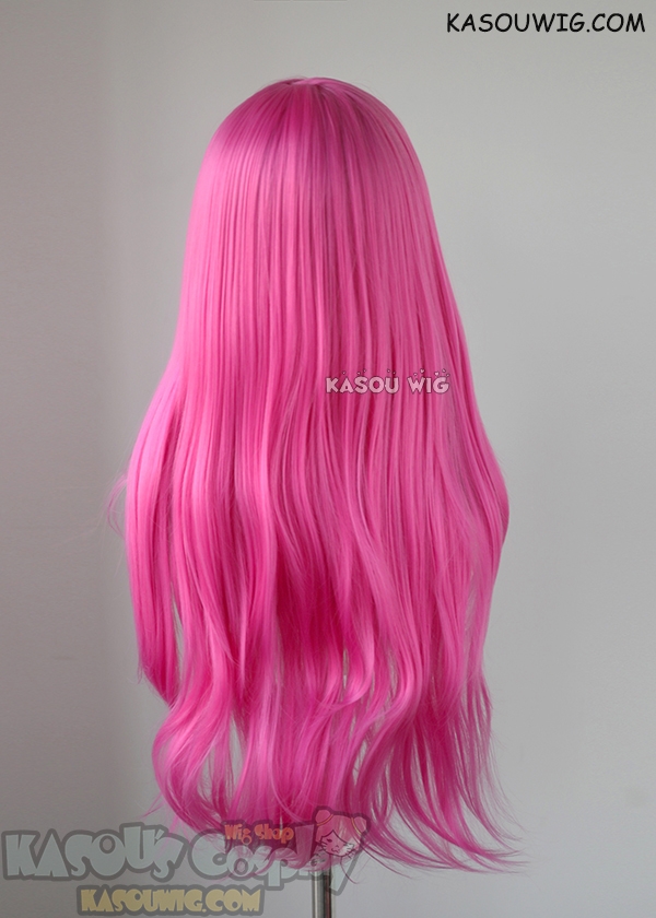 JOJO JoJo's Bizarre Adventure Diavolo pink long straight cosplay wig ...