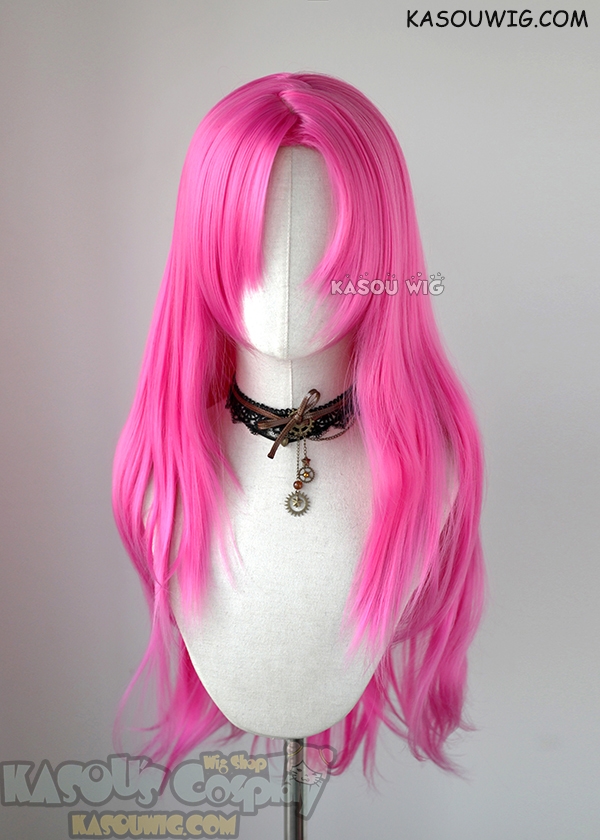 JOJO JoJo's Bizarre Adventure Diavolo pink long straight cosplay wig ...